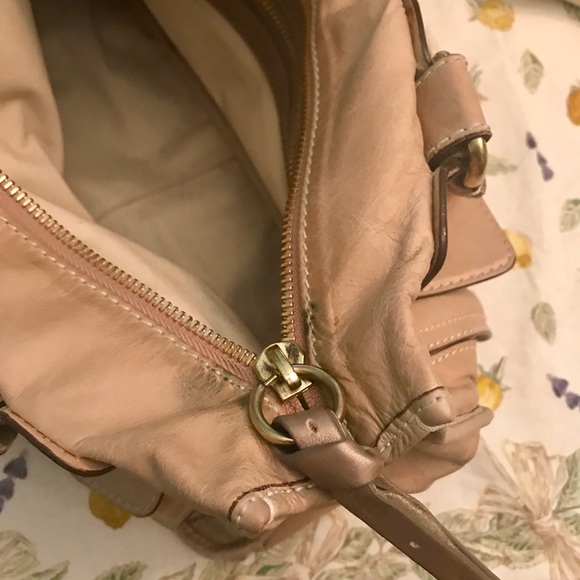 Chloe | Bags | Authentic Chloe Large Bay Bag Beige Leather | Poshmark